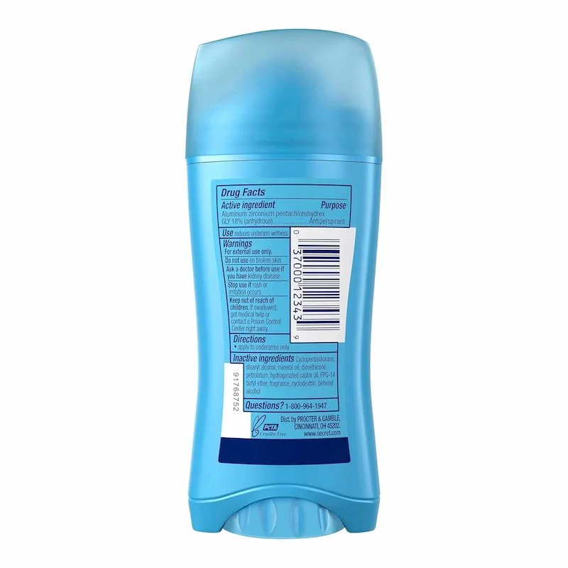 SECRET PH BALANCED POWDER FRESH INVISIBLE SOLID DÉODORANT 24H 73G